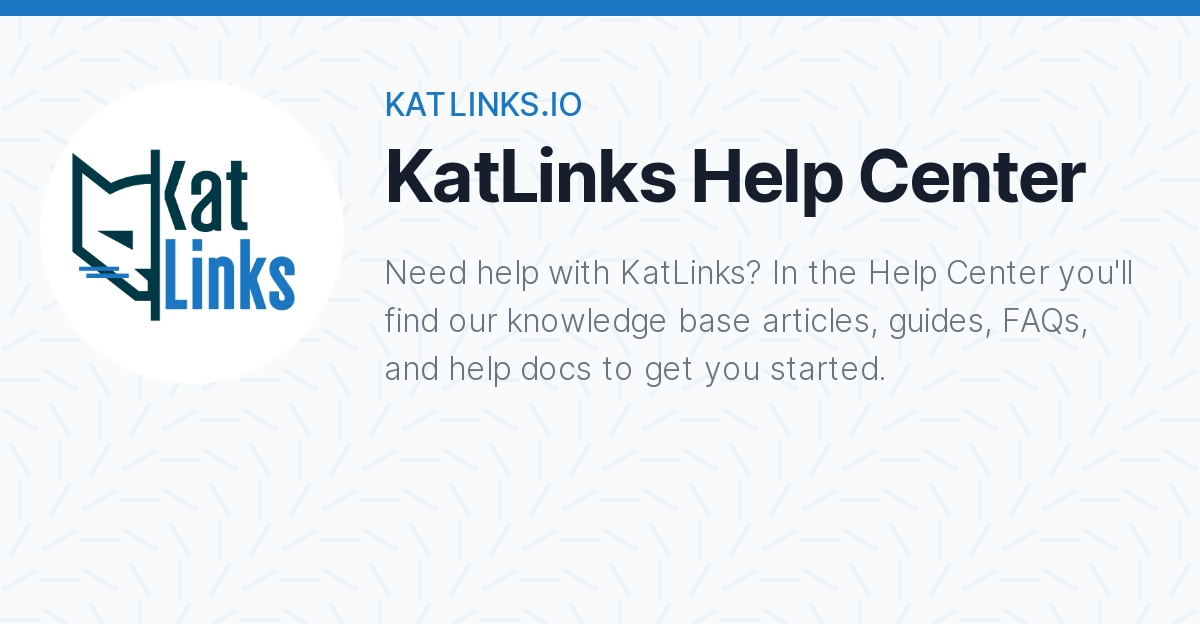 KatLinks Help Center